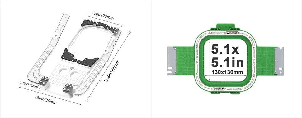 Sew Tech Hoop Talent Master Hooping Station Kit for Brother Tajima ...