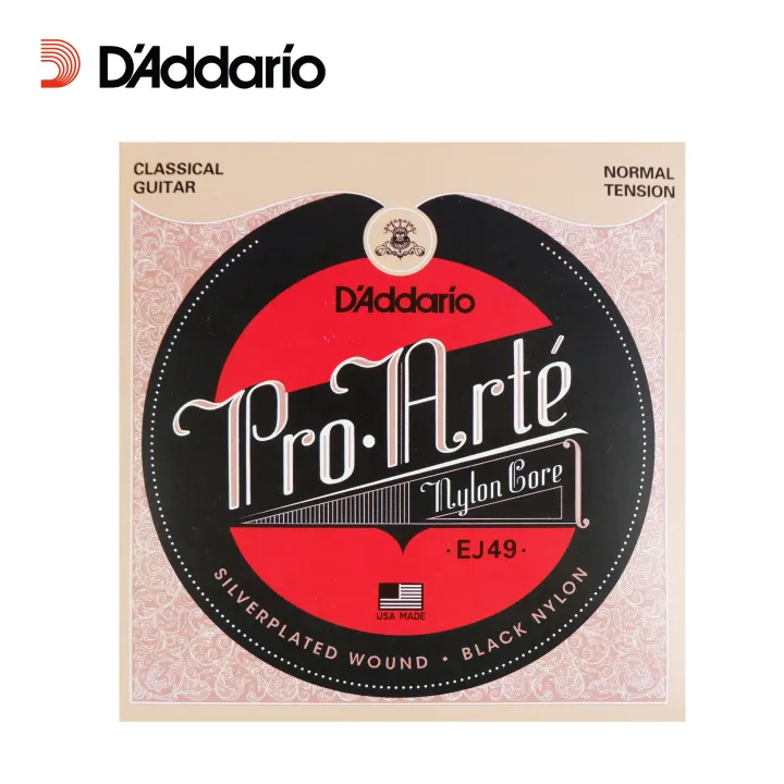 Senar Gitar Klasik D'Addario Pro Arte EJ49 Black Nylon Daddario Nilon ...