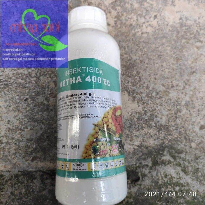 Insektisida dimetoat METHA 400 EC isi 500 ml dari HUIKWANG | Lazada ...