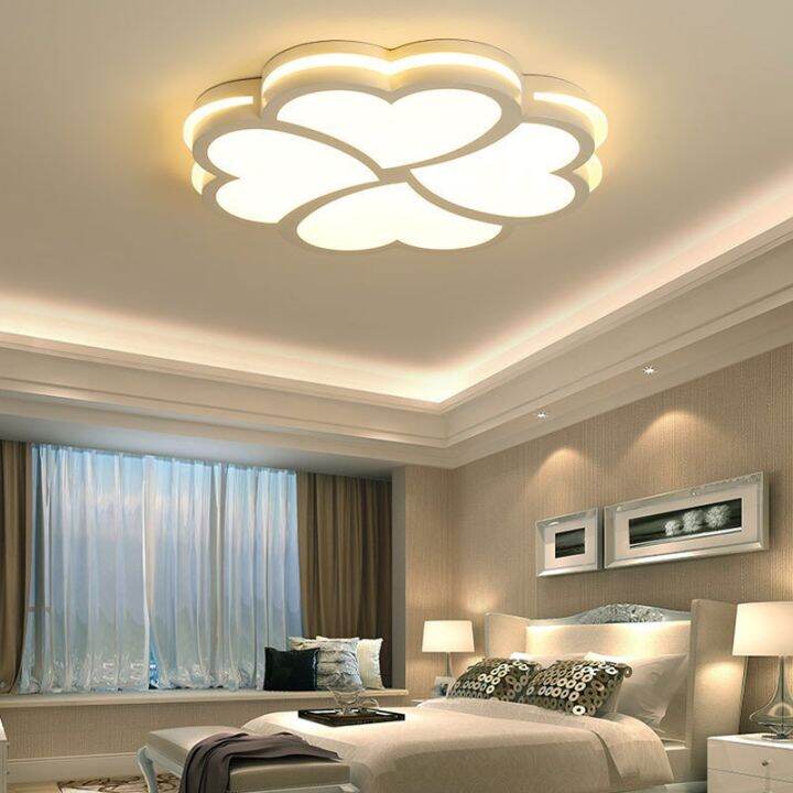 [COD] led ceiling simple modern bedroom warm and romantic second ...