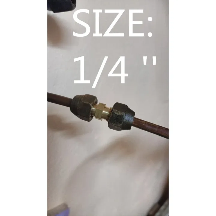 UNION FLARE NUT CONNECTOR COPPER FLARE NUTS AIRCOND HOME FRIDGE 1/4 3/8 ...