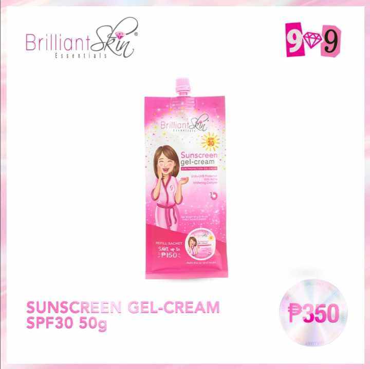 Brilliant Skin Essentials (CLASSIC) Sunscreen Gel-Cream 50 grams ...