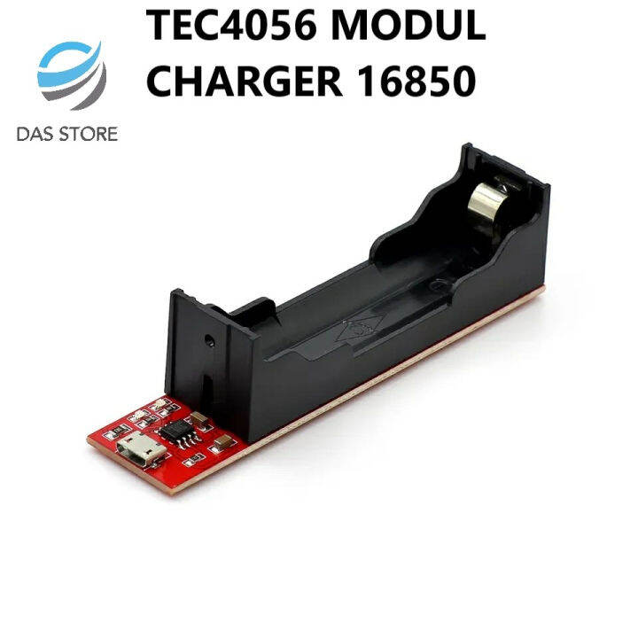Modul Charger Baterai Lithium 18650 4.2V Micro USB TEC4056 TP4056 ...