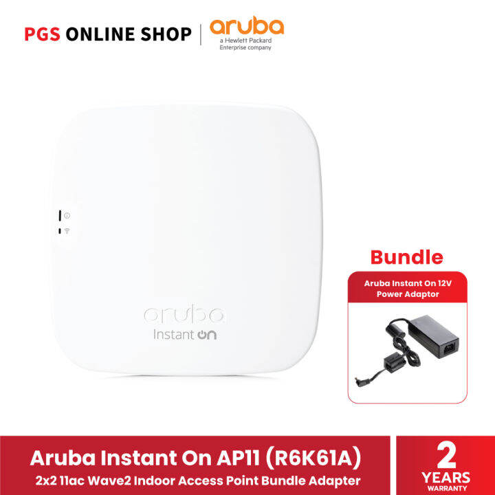 Aruba Instant On AP11 (R6K61A) อุปกรณ์กระจายสัญญาณ 2x2 11ac Wave2 ...