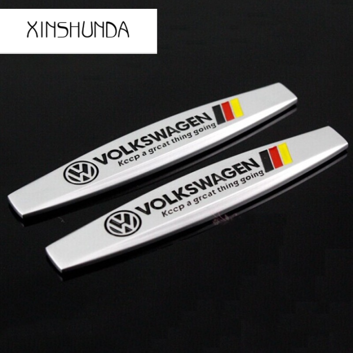 XSD 2 X Metal Volkswagen VW Logo Car Auto Side Fender Rear Decorative ...