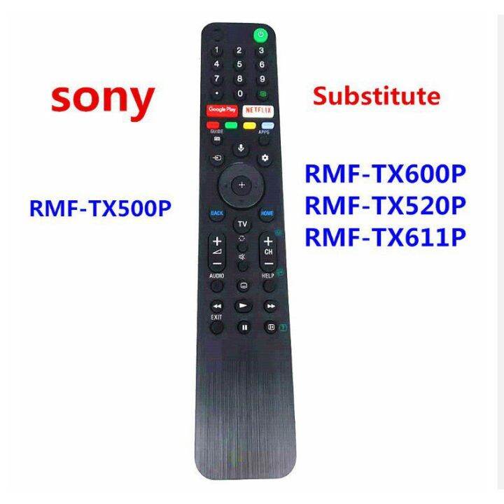 RMF-TX500P New Remote With Voice Control Netflix Google Play Use For SONY 4K UHD Android Bravia ...