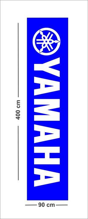 BENDERA UMBUL-UMBUL KAIN YAMAHA UKURAN 90CM X 4M | Lazada Indonesia