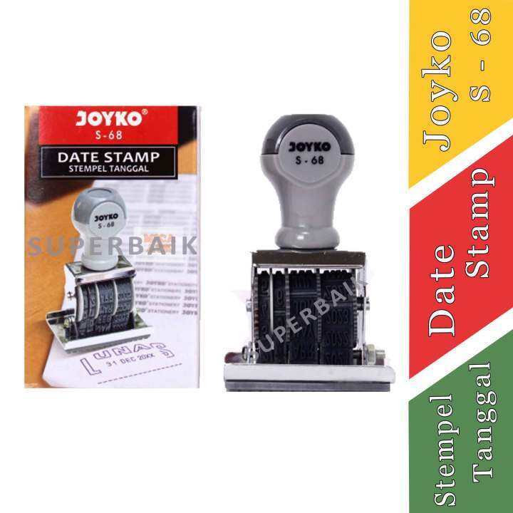 Stempel Tanggal - Joyko - Date Stamp - tempel Lunas S-68 | Lazada Indonesia