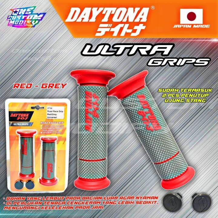 Handgrip Daytona Ultra Road Race Grip Original Handfat Universal Untuk ...