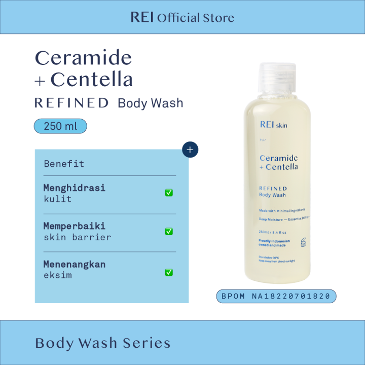 REI Skin Ceramide + Centella Refined Body Wash 250 ml | Lazada Indonesia