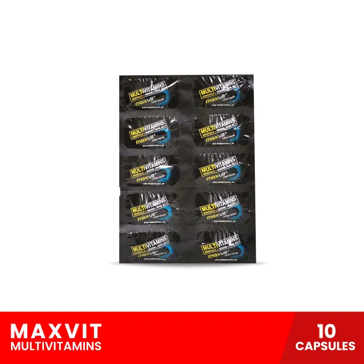 MAXVIT Multivitamins Softgel Capsules x 10 capsules (Multivitamins for ...