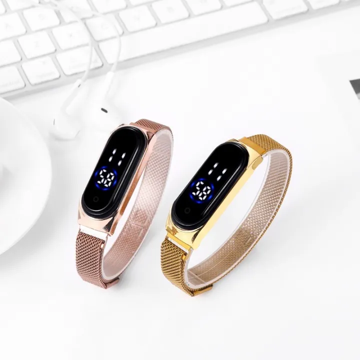 Gedi waterproof Watches LED Touch Digital Wristwatches Magnetic ...