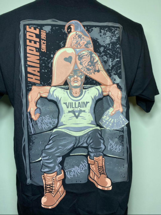 KNPP ( Villain ) tees kainpepe kain pepe clothing local shirt printed ...