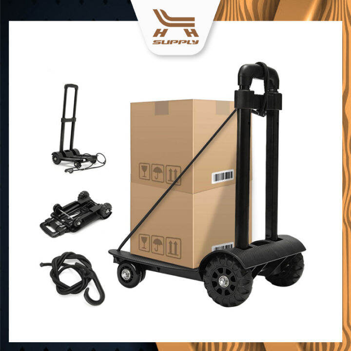 LH Multifunctional Wheels Foldable Trolley Shopping Cart Folding Travel ...