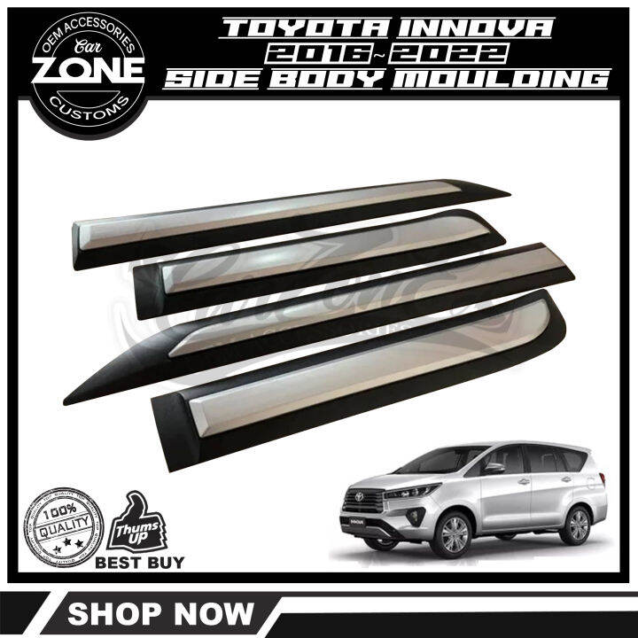 Toyota Innova 2016-2022 Side Body Moulding (Two Tone) | Lazada PH