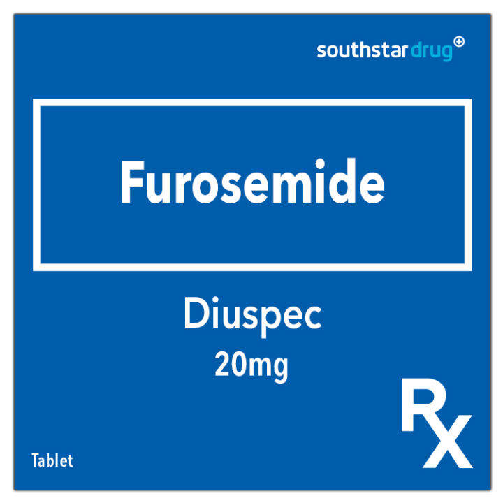 Rx: Diuspec 20mg Tablet | Lazada PH