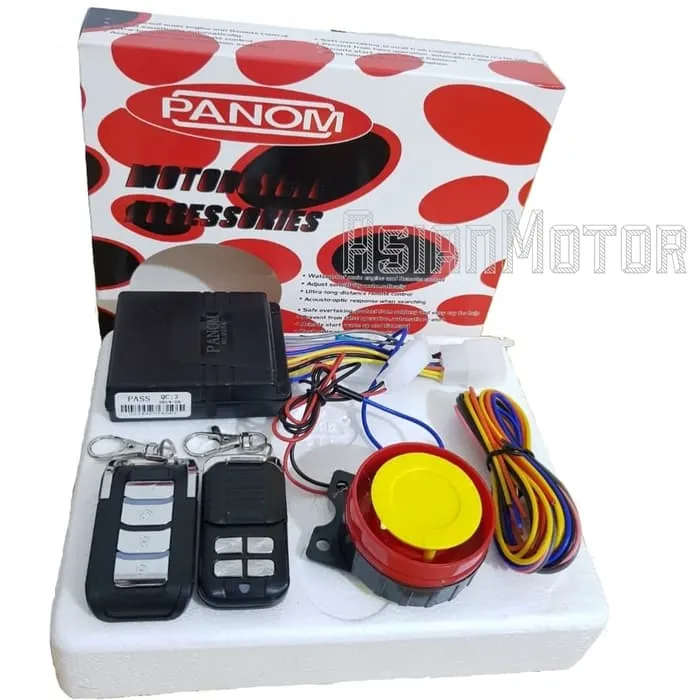 👍☑️ ️ PROMO COD Alarm Motor System PANOM/ Alarm Motor Anti Maling ...