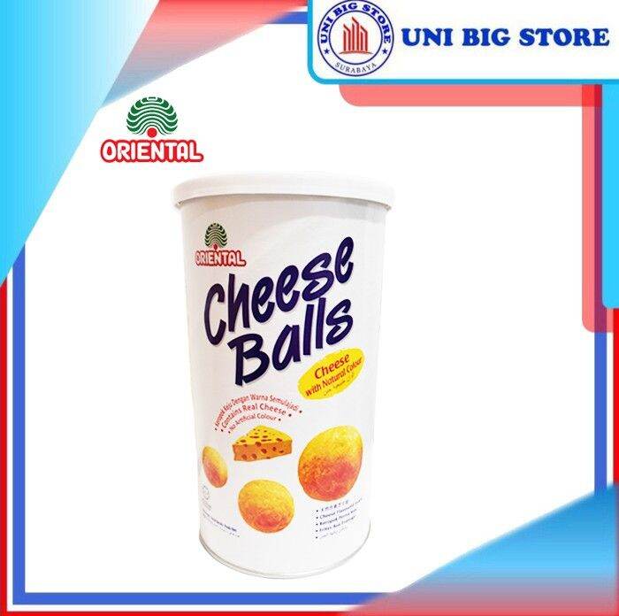 Oriental Cheese Balls Snack 80 gr Bola Keju Snek Chiki Kaleng | Lazada ...