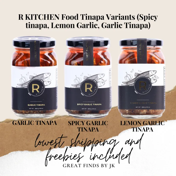 [ONHAND] R KITCHEN FOOD - Tinapa Variants (Spicy Garlic Tinapa, Lemon ...