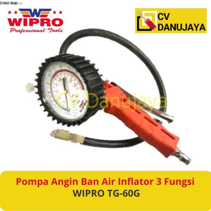 Alat Pompa Angin Udara Ukuran Ban Air Tire Inflator Wipro 3 Fungsi ...