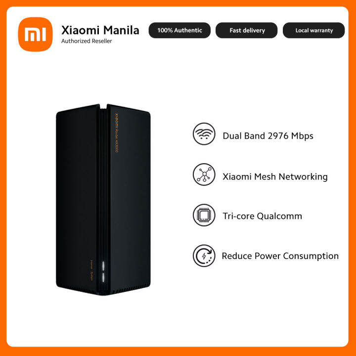 Xiaomi Mi Mesh System Router AX3000 Powerful WiFi6, 3000M fast network ...