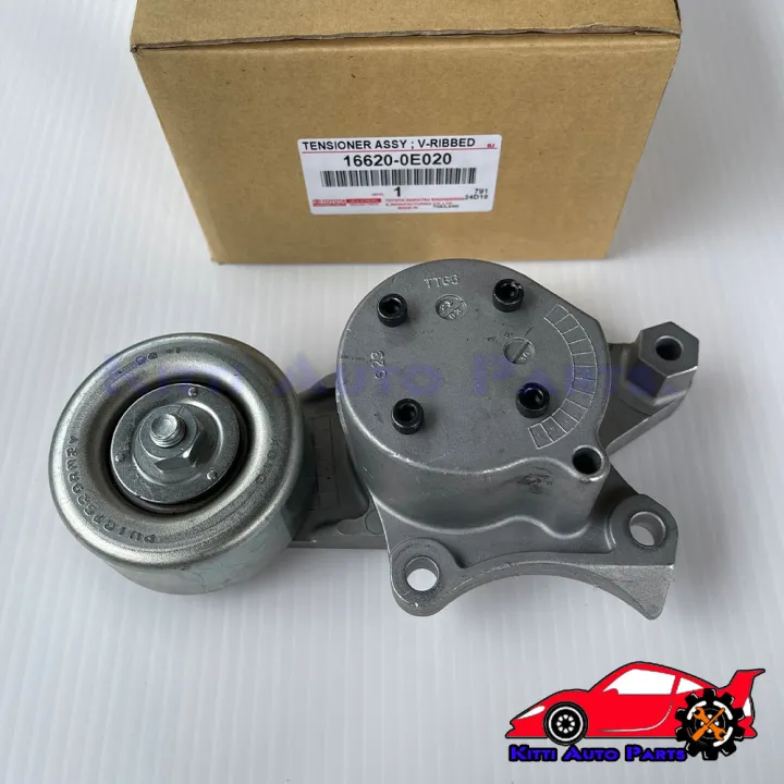 ลูกลอกดันสายพานหน้าเครื่อง+ขา แท้ (16620-0E020) ยี่ห้อ TOYOTA รุ่น REVO ...