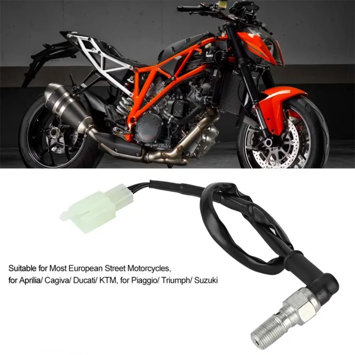 👍Universal M10 Motorcycle Hydraulic Brake Pressure Rear Light Switch ...