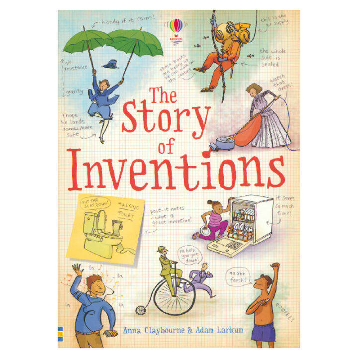 Usborne the story of inventions story creative cartoon illustration ...