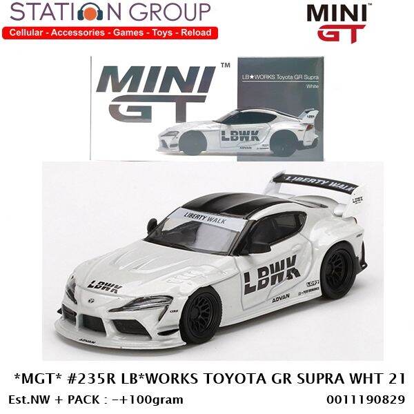 MINI GT #235R LB WORKS TOYOTA GR SUPRA WHITE - DIECAST | Lazada Indonesia