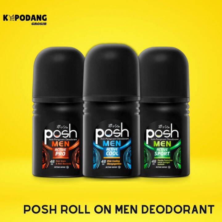 Posh Men Deodorant Roll On All Varian 50Ml | Lazada Indonesia