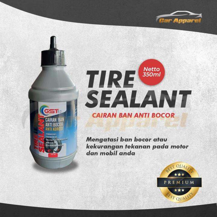 Lem Tambal Ban Tubeless Anti Bocor Mobil Motor LEMBAT 350ML | Lazada ...