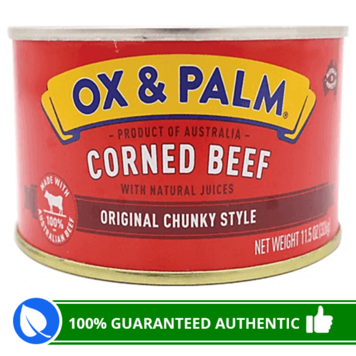 Ox & Palm Corned Beef Original Chunky Style Flavor 326g | Lazada PH