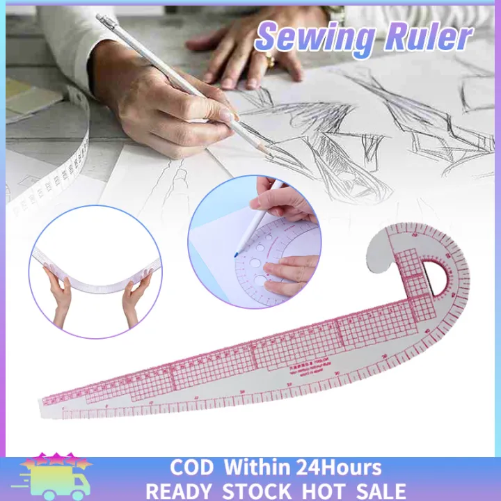 [Fast Delivery] Sewing Ruler French Curve Pattern Making Ruler Measure ...