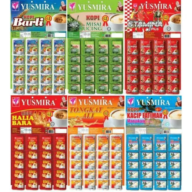 Yusmira Kopi Papan Original (Kopi Barli/Susu Kambing/Kopi Walit/Kopi ...