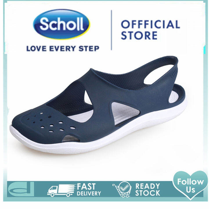 Scholl Cyclone รองเท้าแตะสกอลล์ ไซโคลน Scholl รองเท้าแตะส้นแบนผู้หญิง ...