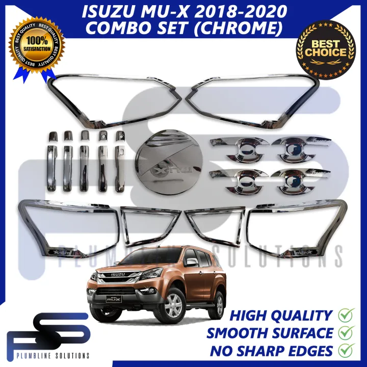 Isuzu MU-X 4x2 LS RZ4E 4x2 / MUX 2018 2019 2020 Black / Chrome / MU-X ...
