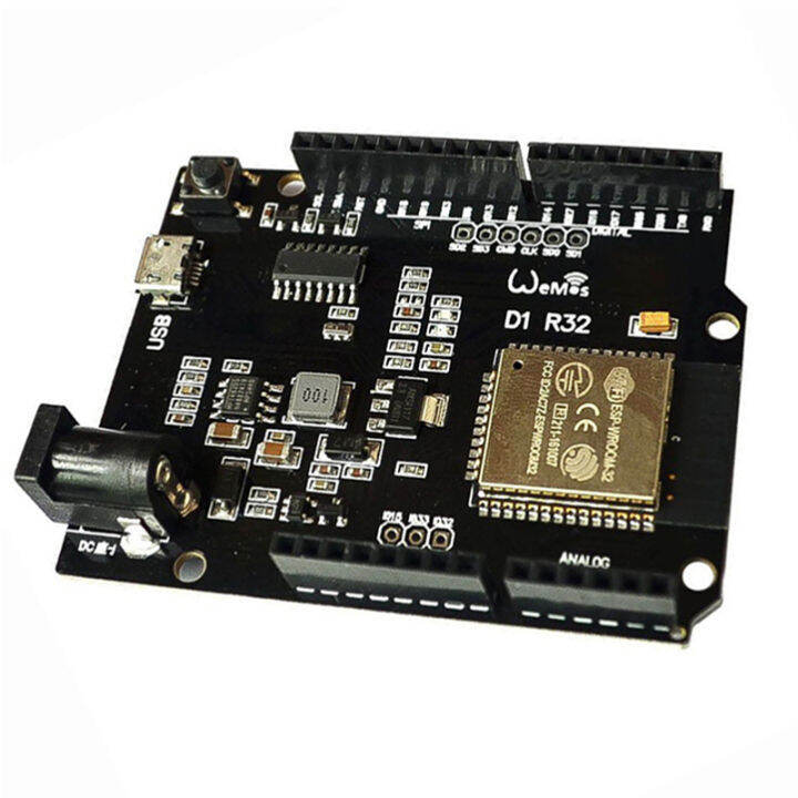 ESP32 CH340G Papan Wemos, Papan UNO R3 D1 R32 WiFi 4MB Bluetooth USB ...