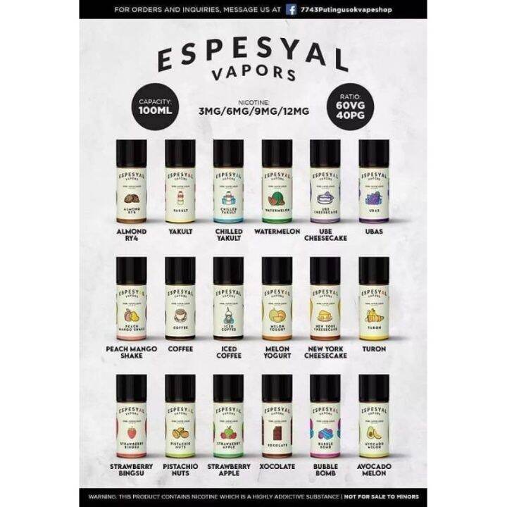 popular ESPESYAL VAPOR 100ML | Lazada PH