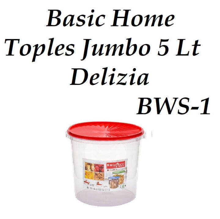 Basic Home Toples Jumbo Delizia 5 Lt BSW-1 | Lazada Indonesia