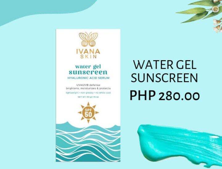 Ivana Skin Water Gel Sunscreen with Hyaluronic Acid | Lazada PH