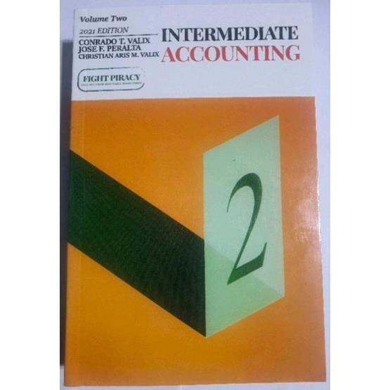 INTERMEDIATE ACCOUNTING VOL.2 by valix 2021 Ed. | Lazada PH INTERMEDIATE ACCOUNTING VOL.2 by valix 2021 Ed. | Lazada PH