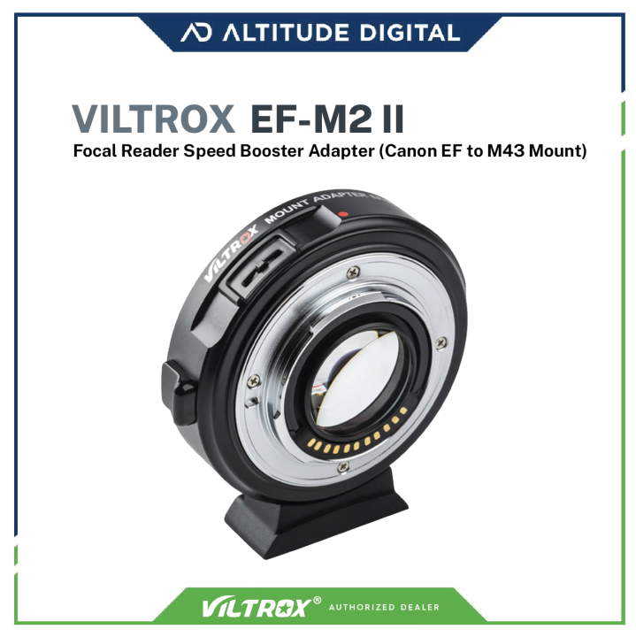 VILTROX EF-M2 II Focal Reducer Speed Booster Adapter (Canon EF Mount ...