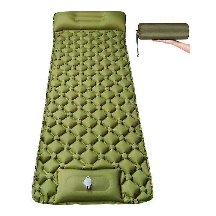 Self Inflating Camping Sleeping Pad-Ultralight Camping Mat with Pillow ...