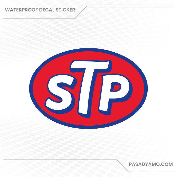 STP Oil Logo Decal Sticker for Cars Motorcycles 2.5 x 3.5 inches ...