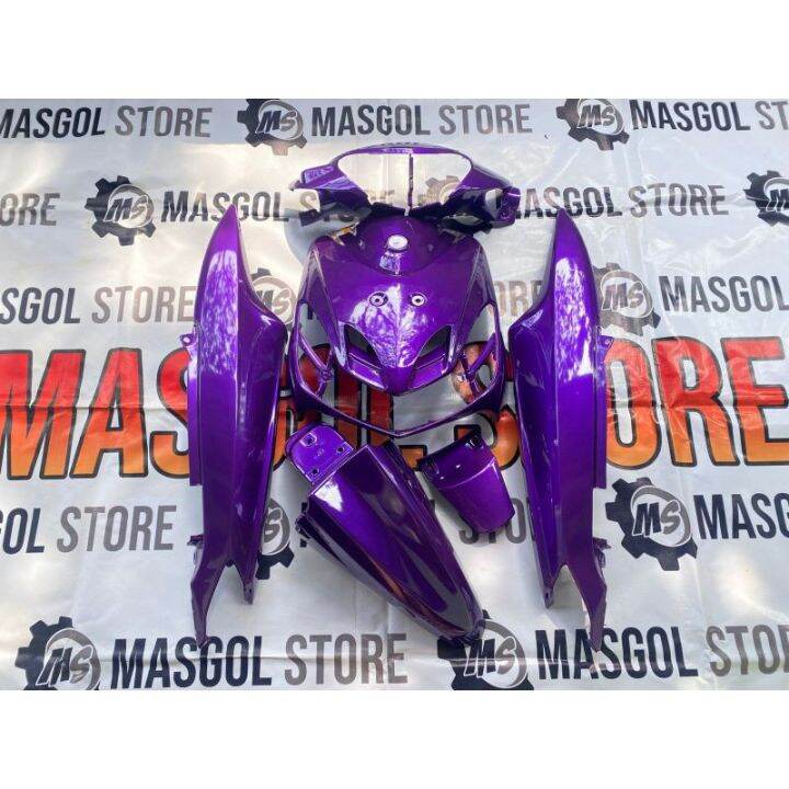 Cover Full body halus Yamaha Mio smile ungu candy (cat costum kompresor ...