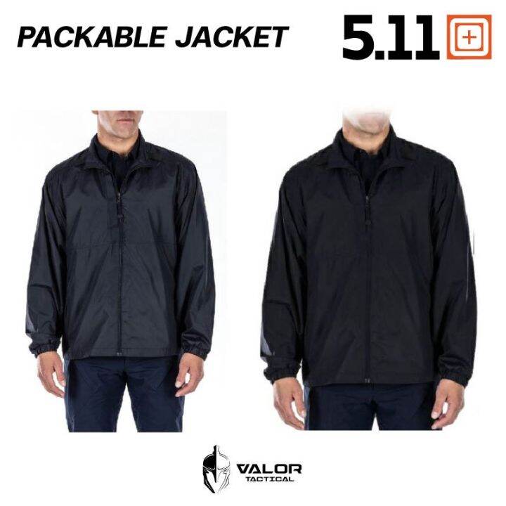 5.11 Packable Jacket เสื้อแจ็คเก็ต เสื้อคลุมกันลมและฝน อุ่นสบาย มีช่อง ...