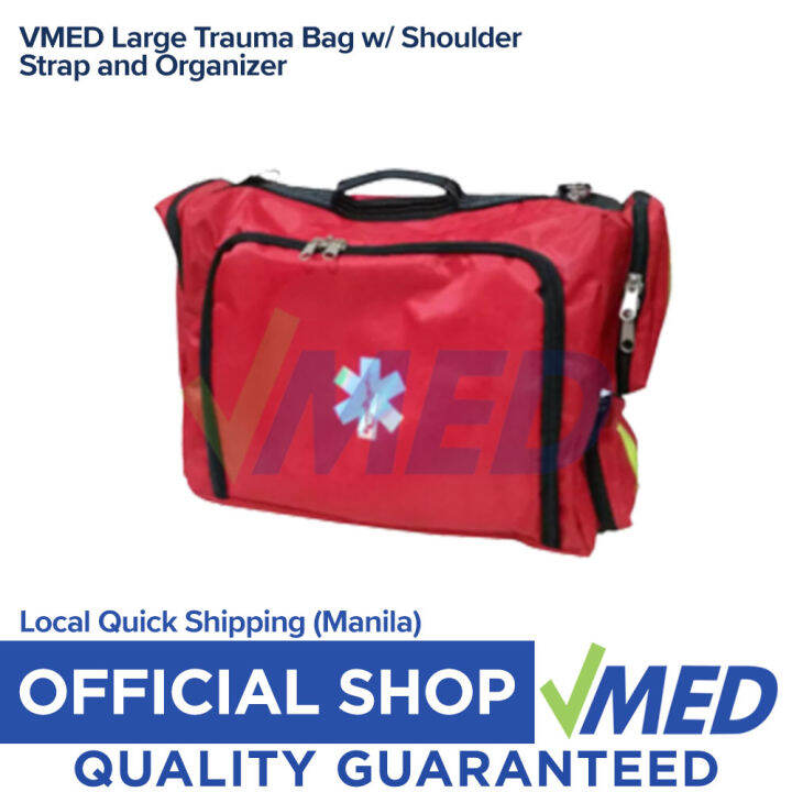 VMED Large Trauma Bag w/ Shoulder Strap and Organizer | Lazada PH