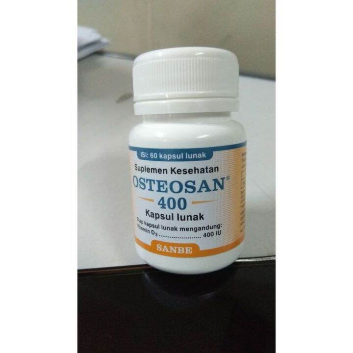 Osteosan 400 Vitamin D3 isi 60 kapsul | Lazada Indonesia