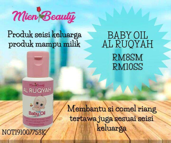 Minyak Bayi Al Ruqyah Baby Oil Legakan Kembung Perut Urutan | Lazada