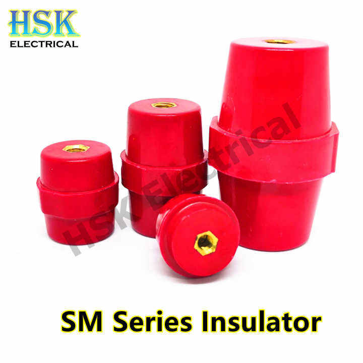 Red Busbar Electrical Insulator Panel Board Insulator SM-25 SM-35 SM-51 ...